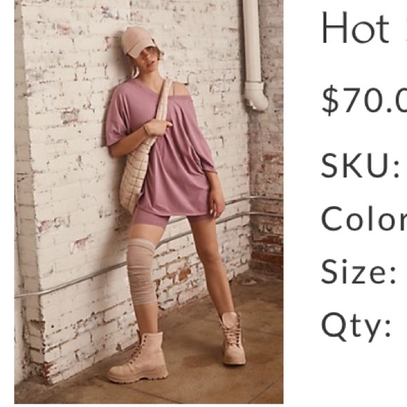 Free People | Tops | Hot Shot Reversible Set In Color Wistful Mauve ...